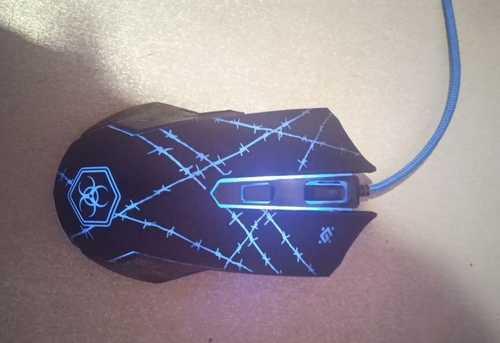Компьютерная мышь проводная Defender с подсветкой