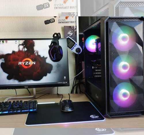 Игровой компьютер ryzen 5 8400f/RX5700 XT/DDR5 16g