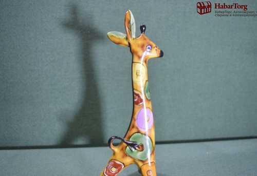 Статуэтка "Жираф". Фарфор. Обливная керамика. Мног