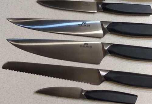 Набор кухонных ножей с подставкой новый