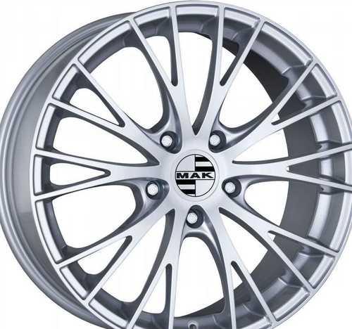 R19 5x130 8,5J ET48 D71,6 MAK Rennen Silver