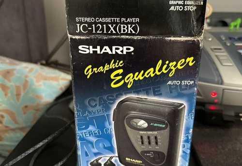 Плейер кассетный Sharp jc-121x(bk)