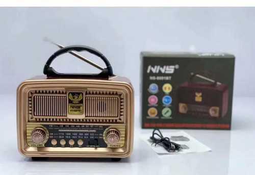 Портативная FM радио колонка NS-8091BT - 800