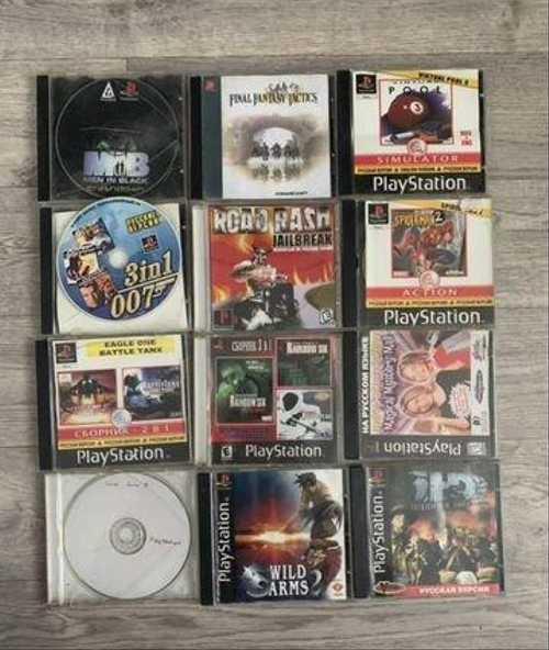 Комлпект игр ps one