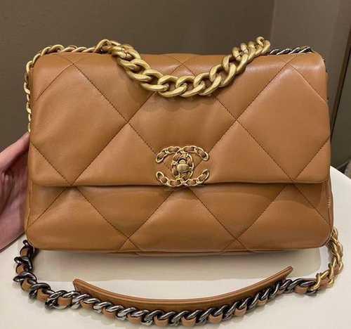 Сумка Chanel 19 Flap Bag Caramel Lambskin