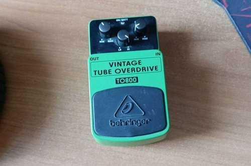 Грелка/овердрайв Behringer vintage tube overdrive