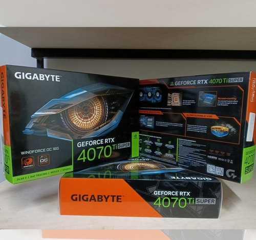 Видеокарта gigabyte 4070 Ti super windforce OC