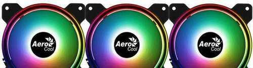 Вентилятор Aerocool Saturn 12F argb Pro 3 pcs + HU
