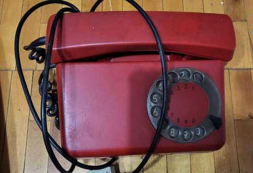 Телефон СССР дисковый, кнопочный