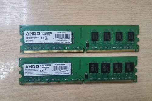 Оперативная память DDR2 Radeon 4gb (2x2Gb) 800MHz