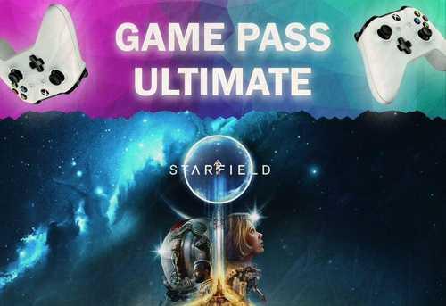 Подписка Xbox Game Pass Ultimate + Starfield