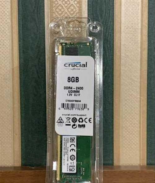 Новая Озу для пк 8 гб DDR4