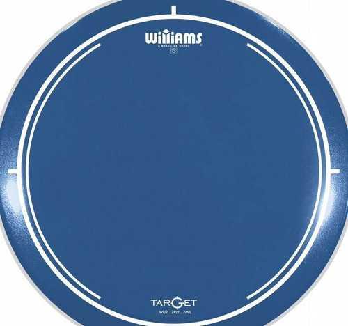 WU2-7MIL-20 Target Series Blue Пластик для бас-барабана 20", синий, Williams