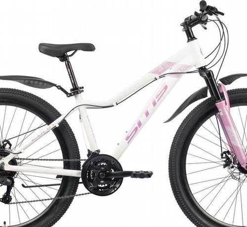 Велосипед sitis luna 27.5" MD (2023) White-Pink Vo