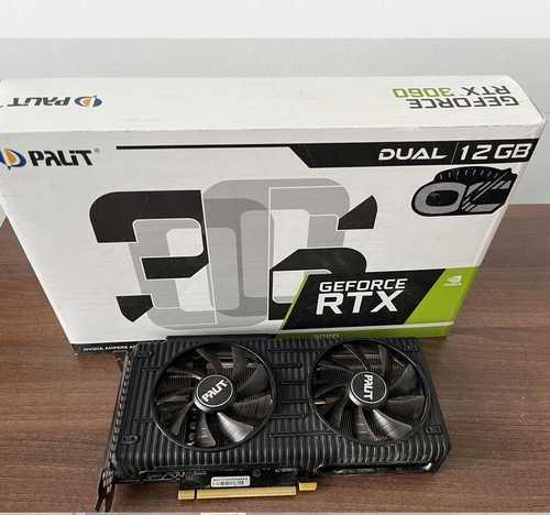 Видеокарта palit nvidia geforce RTX 3060 dual