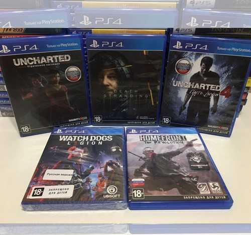 PS4 HomeFront/ Death Stranding/ Uncharted/ Legion