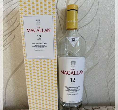 Бутылка и коробка из под Macallan