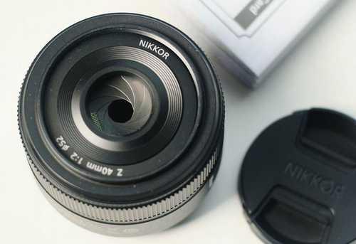 Nikon Nikkor z 40mm f/2
