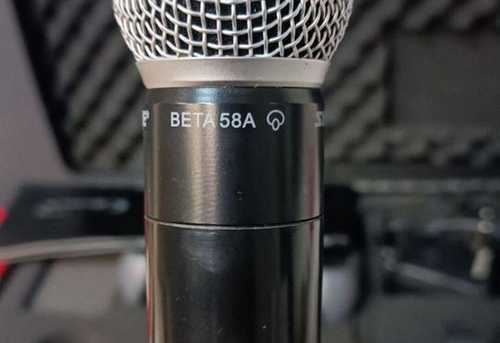 Микрофон Shure beta 58a радиосистема
