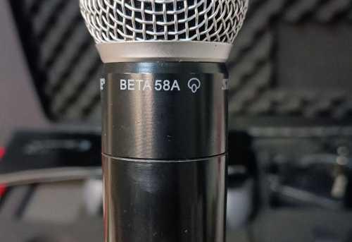 Микрофон Shure beta 58a радиосистема