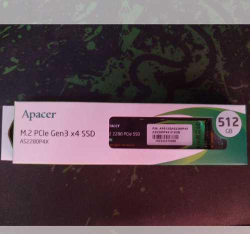 SSD m2 512gb gen3 Apacer