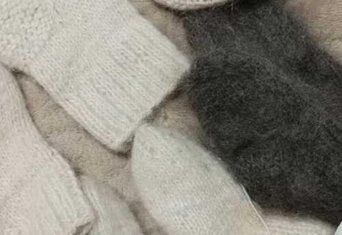 Носки ручной вязки шерстяные детские(новые)