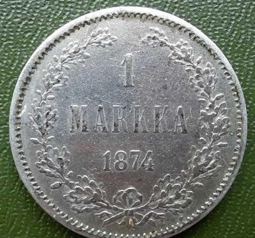 1 марка 1874, Финляндия