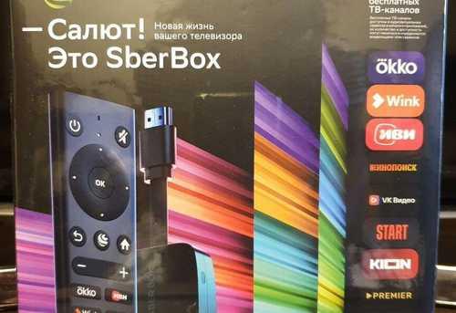 Умная приставка для телевизора Салют SberBox