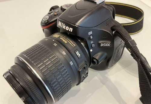 Зеркальный фотоаппарат nikon D5100 Kit 18-55mm VR
