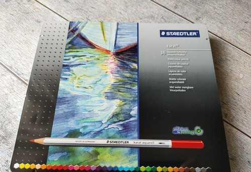 Staedtler карандаши акварельные Karat 36 цв