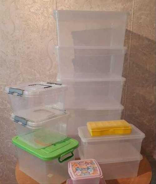 Контейнеры пластиковые/ящики для хранения