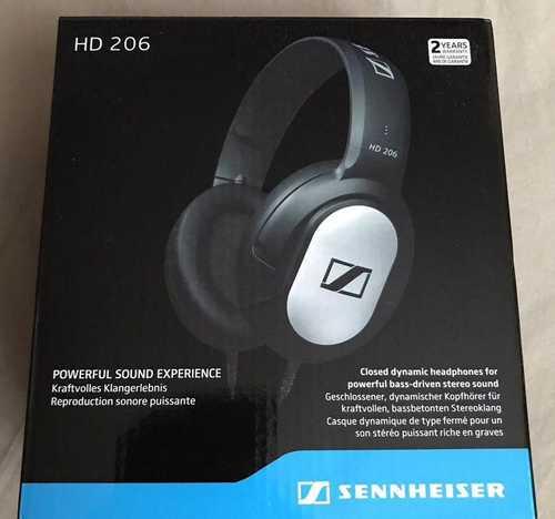 Проводные наушники Sennheiser HD 206, черные