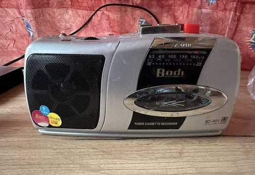 Раритет bodi проигрыватель кассетный с радио