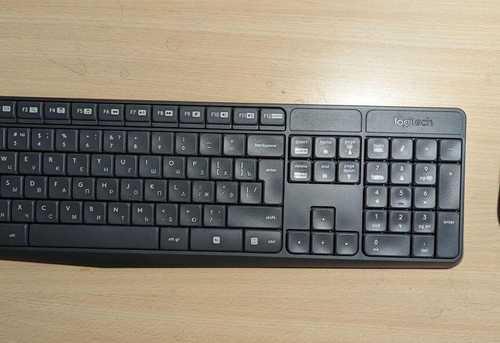 Клавиатура Logitech k235 + мышь m170