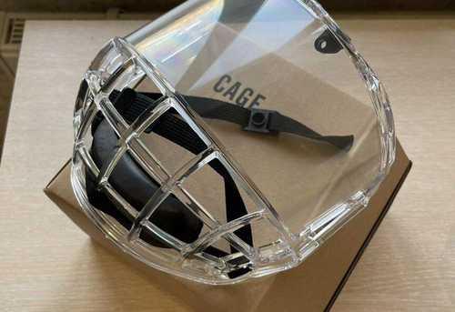 Новая хоккейная Комбо маска пластиковая