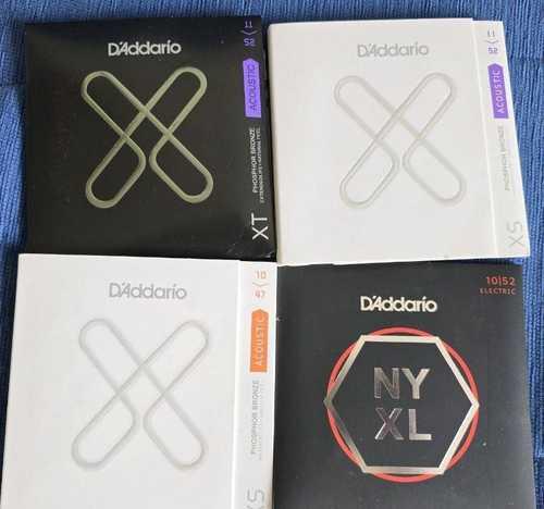 Струны D'addario XS XT NY.XL элитной серии