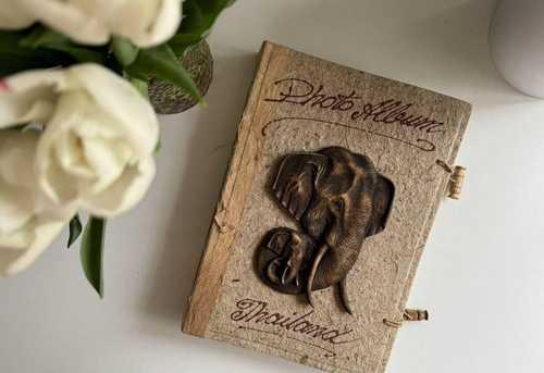Фотоальбом из экскриментов слона Тайланд