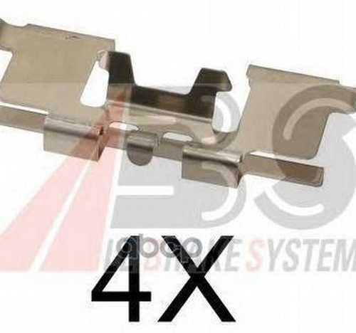 Комплектующие колодки дискового тормоза ABS 735