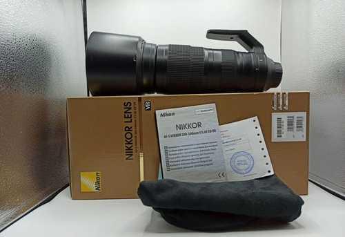 Объектив Nikon AF-S 200–500mm F5.6E ED VR Nikkor