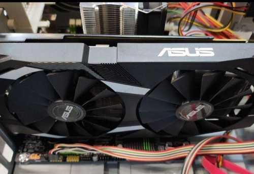 Видеокарта rx580 4gb asus dual