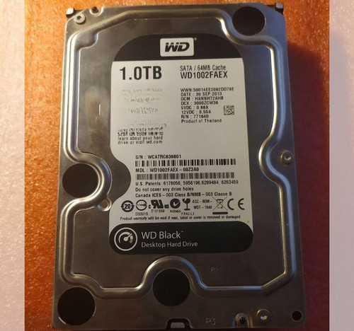 Жесткий диск HDD WD Black 1TB