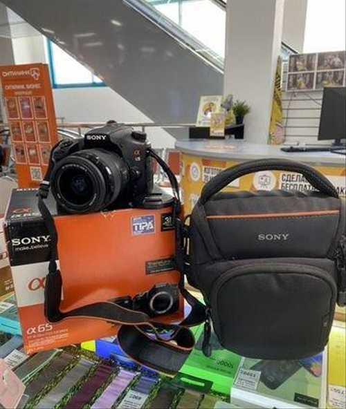 Зеркальный фотоаппарат Sony альфа SLT-A65