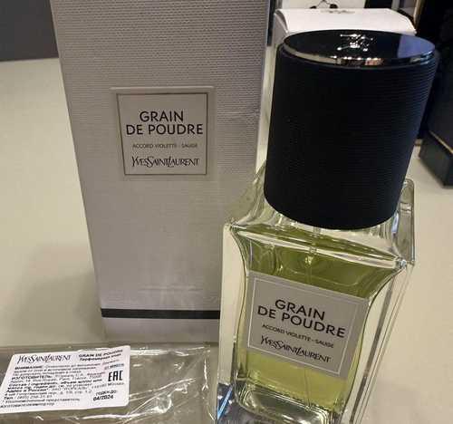 Парф.вода Grain de Poudre Yves Saint Laurent,75 ml