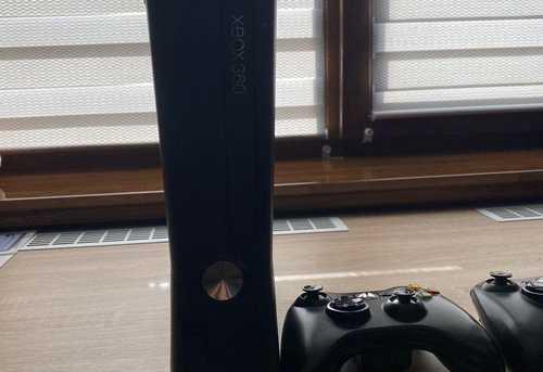 Xbox 360+free boot+2 геймпада+31 игра
