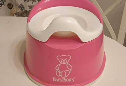 Горшок туалетный детский BabyBjorn Smart, розовый