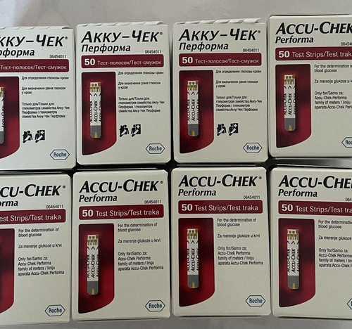 Тест полоски Accu chek performa