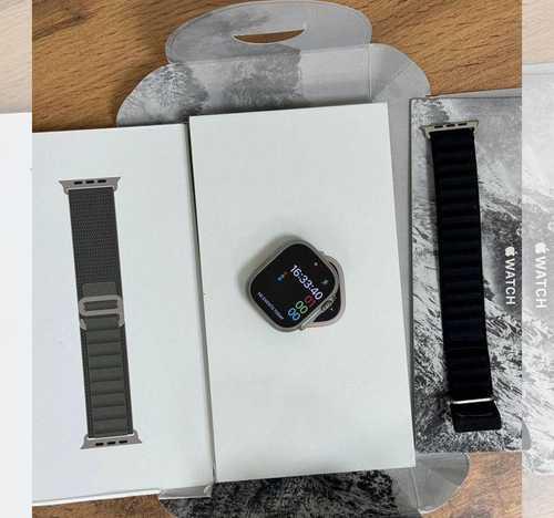 Apple Watch Ultra 49mm Titanium Green Alpine