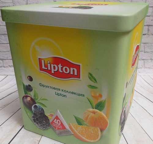 Жестяная банка для хранения Lipton, Липтон