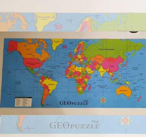 Пазл-карта Geo Puzzle
