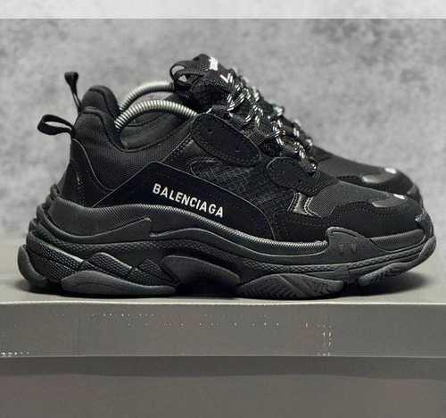 Кроссовки Balenciaga Triple-S Black (36-45)